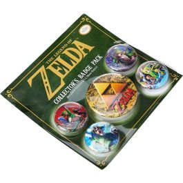 The Legend of Zelda Badge Pack, Multi-Colour, 10 x 12.5cm