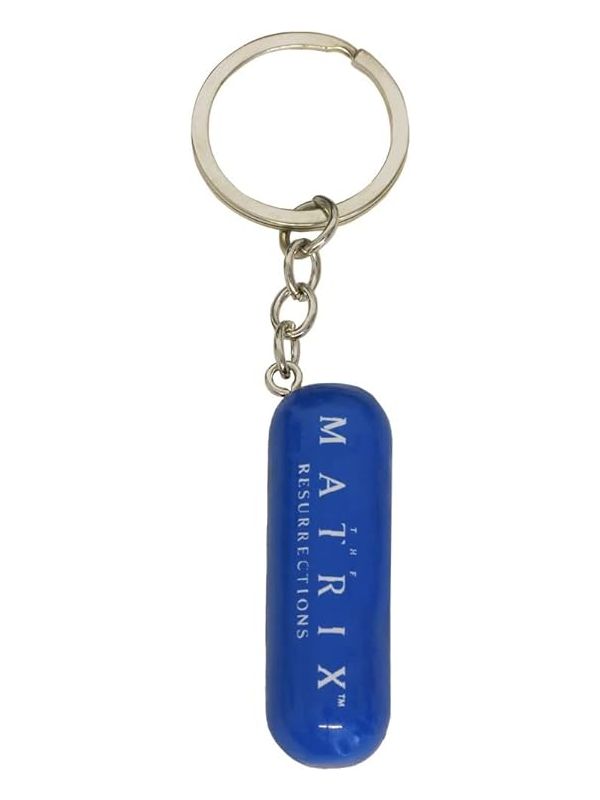 The Matrix 3D Keyring (Red and Blue Pill Design)